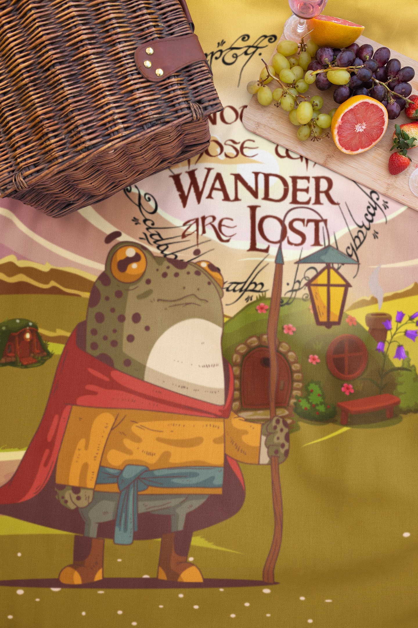 Lord of the Rings Hobbit Shire Frog Blanket - Etsy