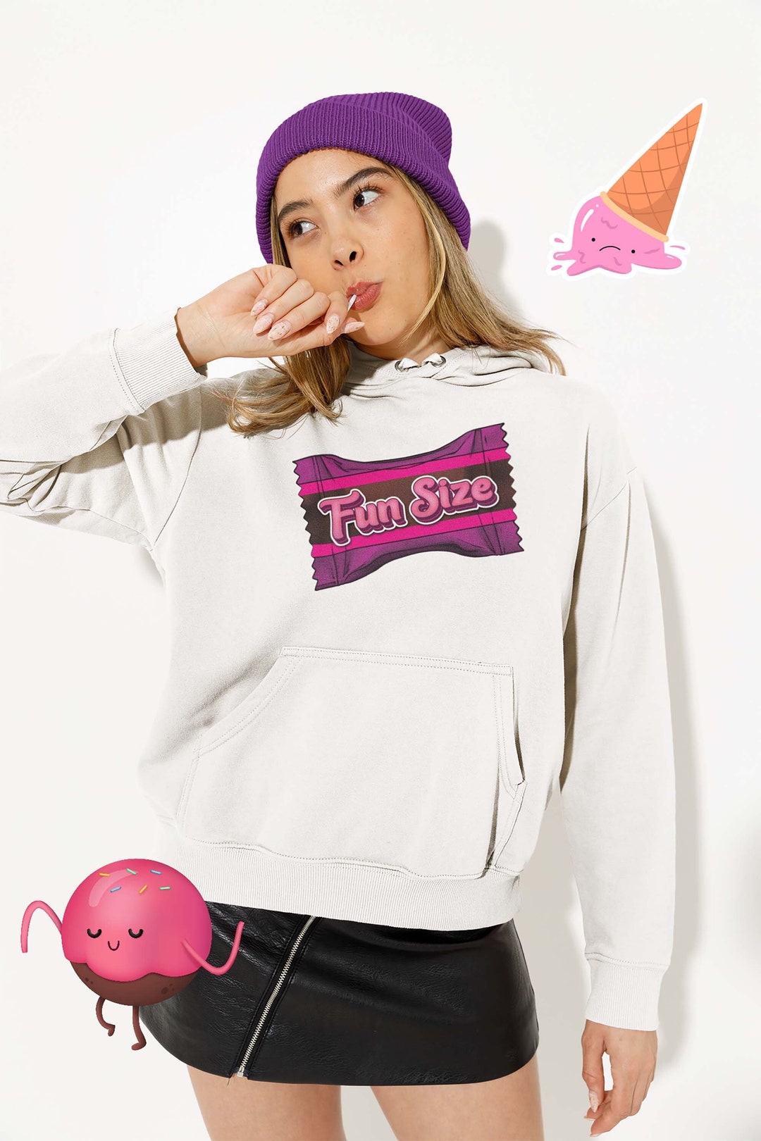 Fun Size Candy Bar Hoodie - Etsy