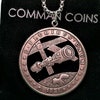 Hand Cut Hobo Coin Necklace Skull Mechanic Motocross Biker MC Pistons ...