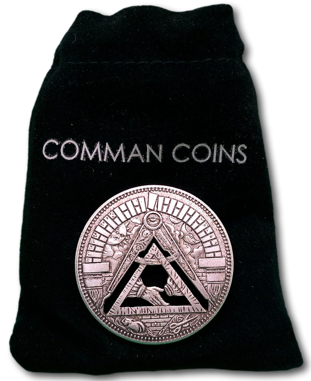 Hobo Cut Coin Masonic Freemason Mason Secret Society Guild - Etsy