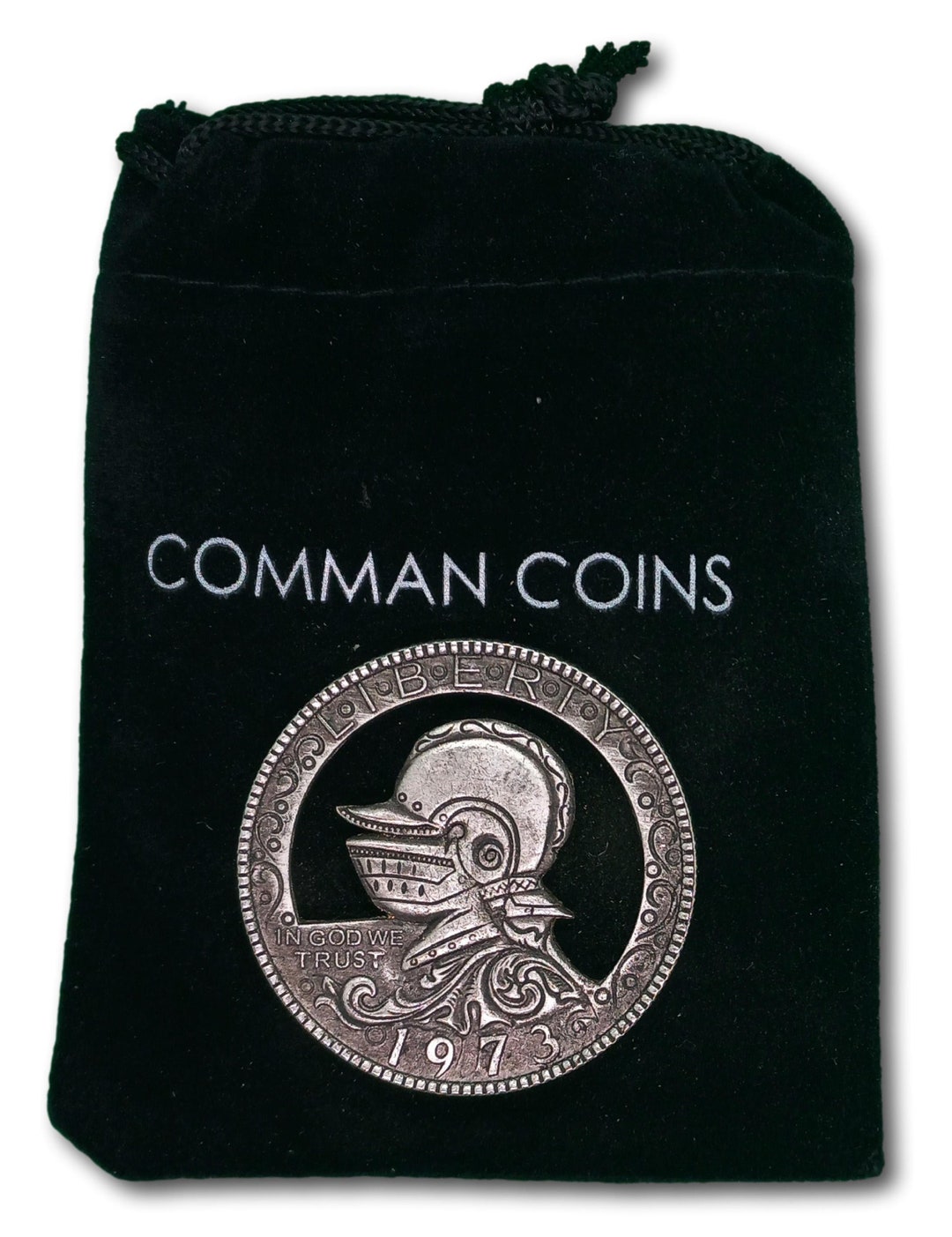 Hobo Coin Cut Coin Medieval Kings Knight Dressing in Armor American ...