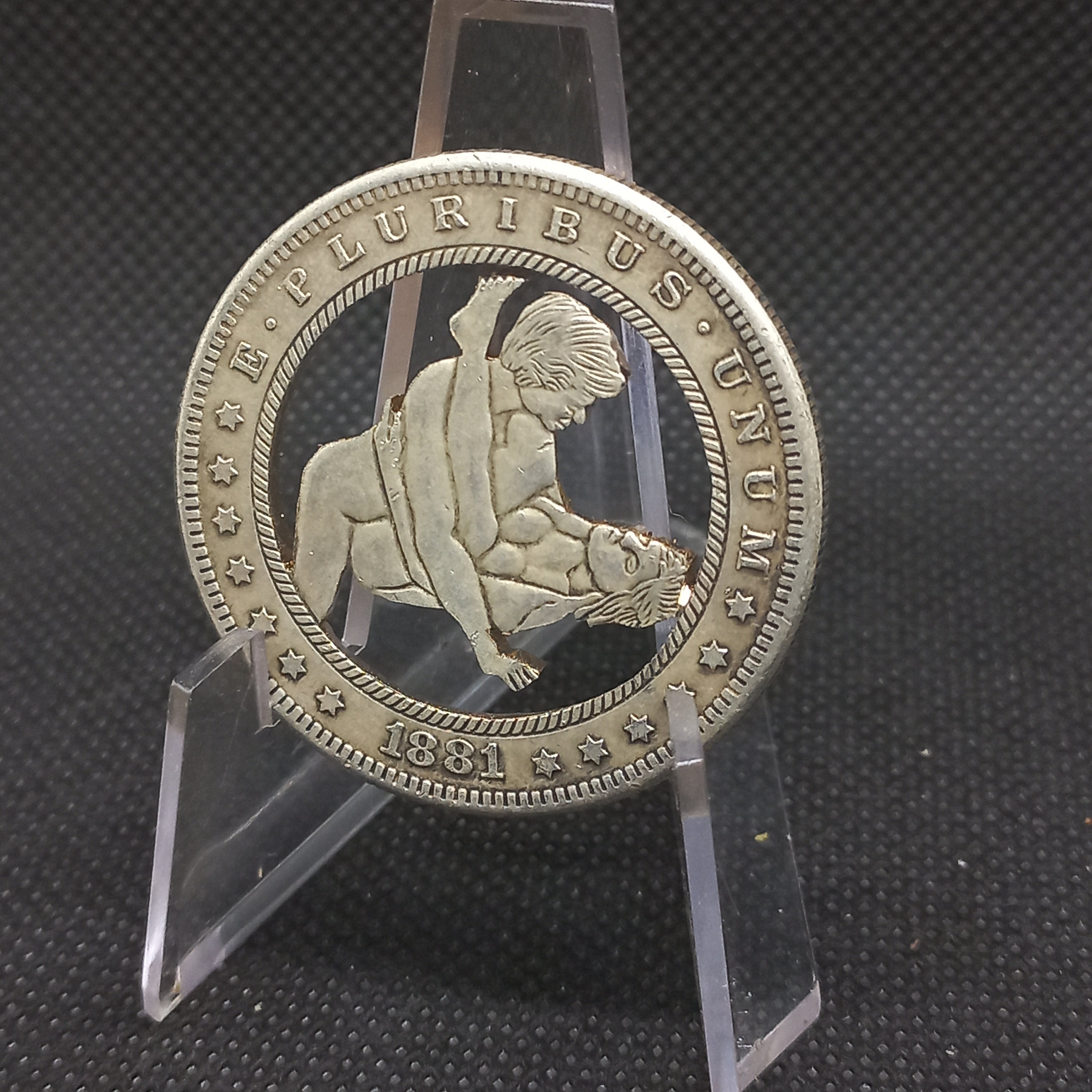 Hobo Cut Coin Love Position Laying Down Man Woman Kamasutra - Etsy