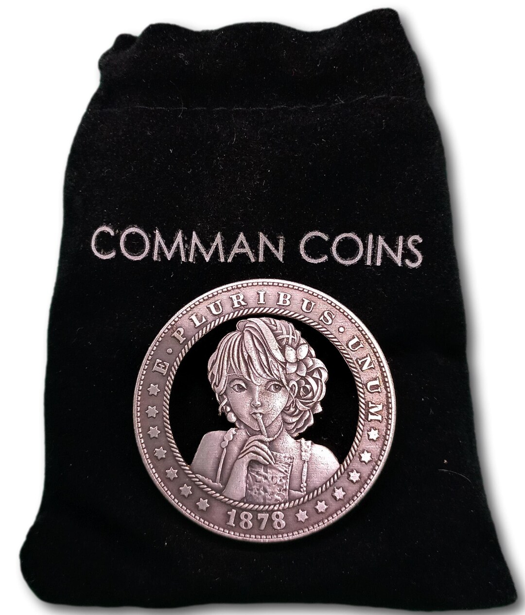 Hobo Cut Coin Sexy Woman Anime Island Girl Drinking Manga Cosplay ...