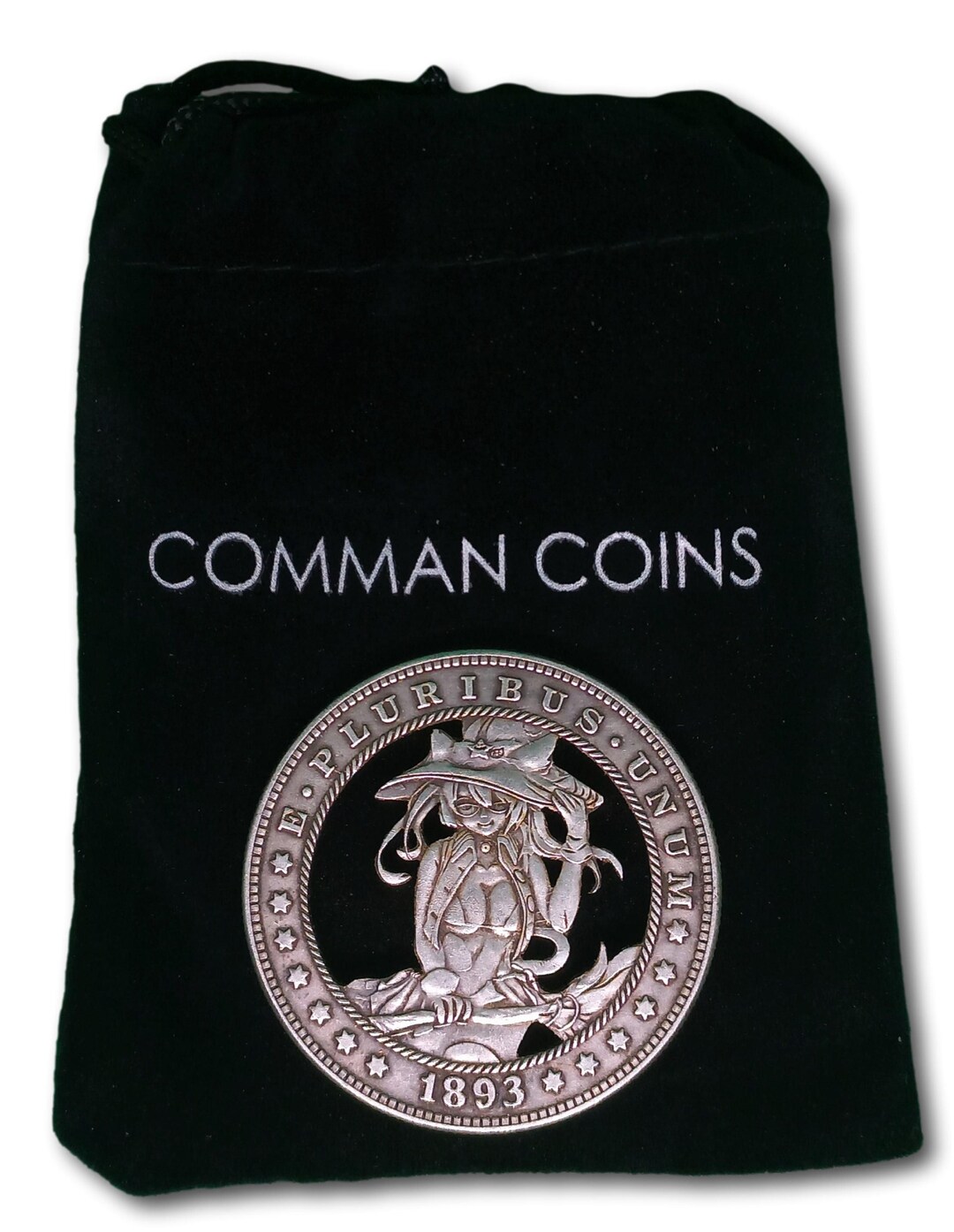Hobo Coin Cut Coin Witch Sexy Anime Girl Witchcraft Woman American ...