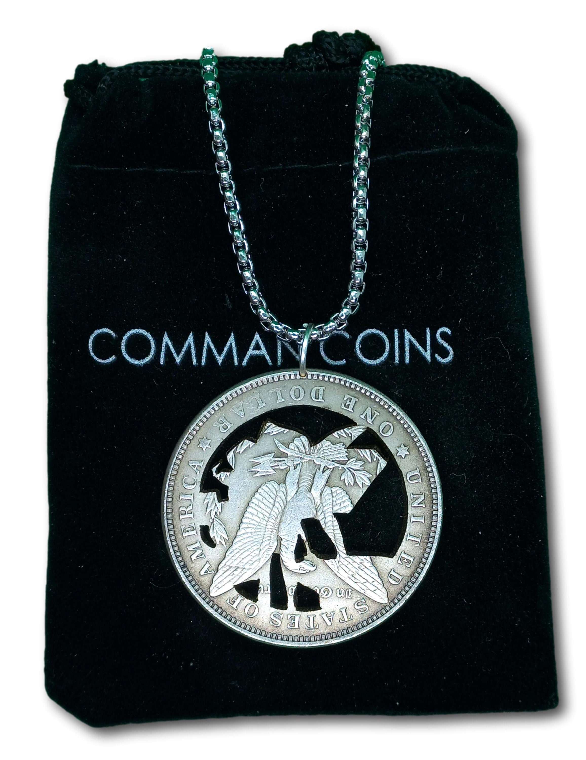 Cut Coin Hobo Coin Necklace Sexy Witch Naked Black Magic American ...
