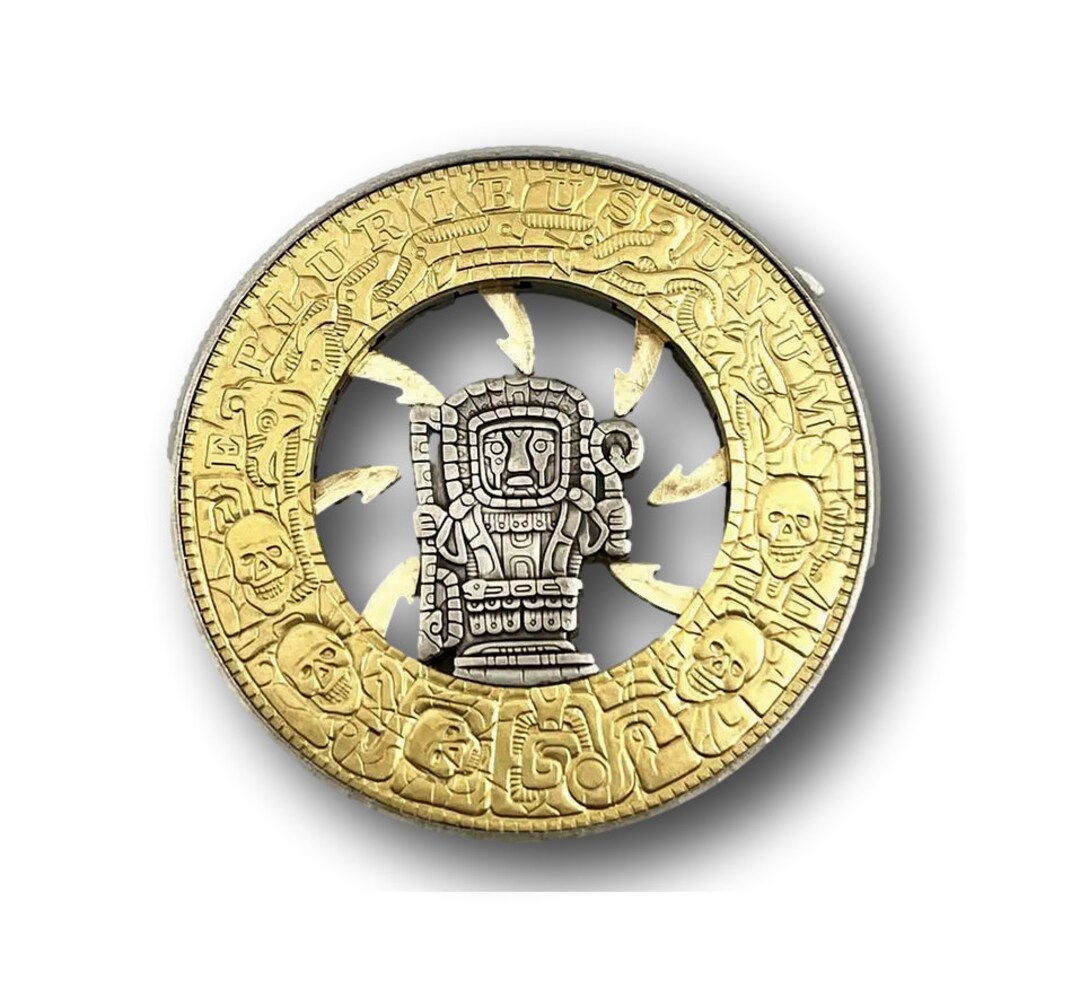 Roman Booteen Gold Trap Coin Mayan Moving Coin Hobo Morgan Dollar ...