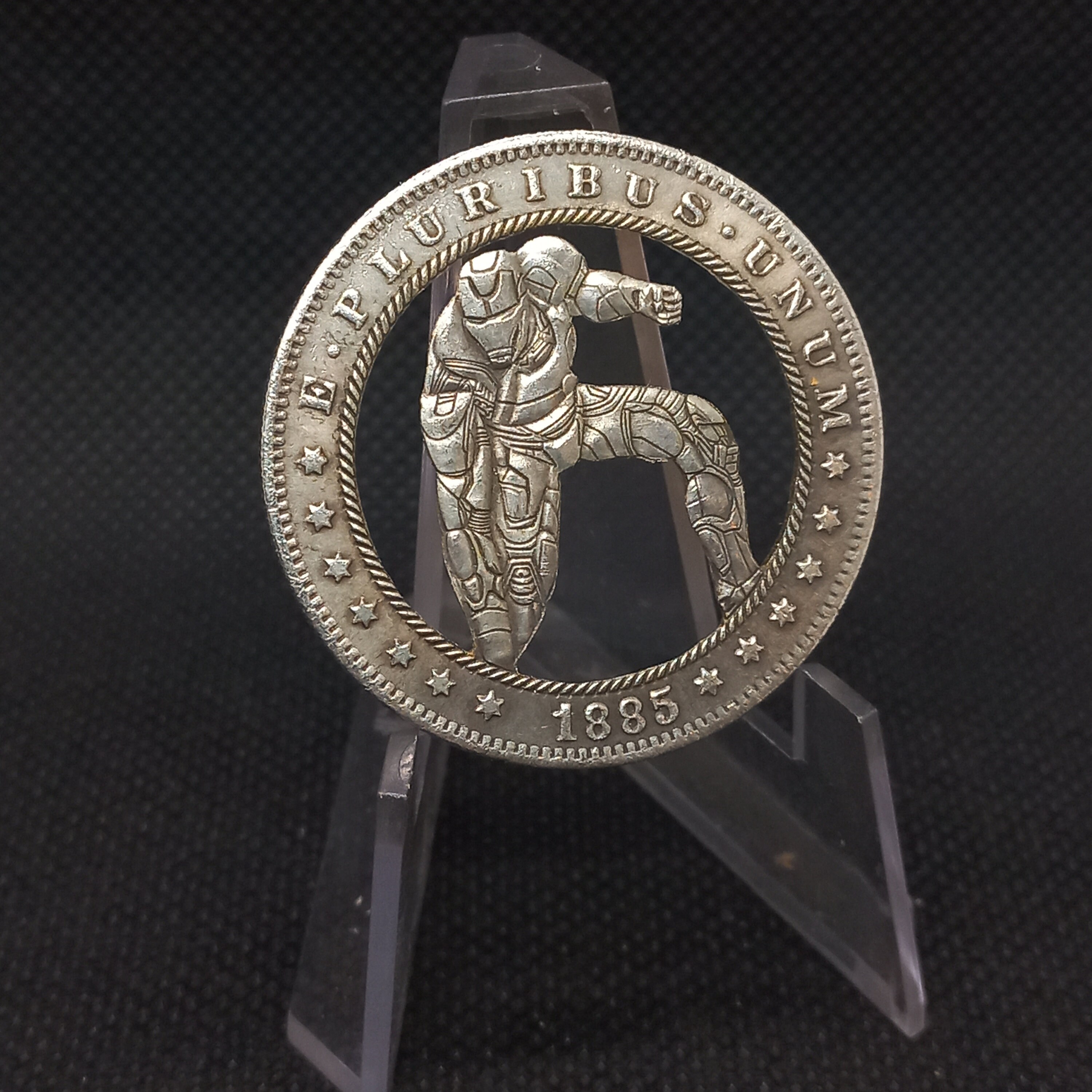Hobo Cut Coin Marvel Ironman Avengers Superhero Vigilante Hero Goth US ...