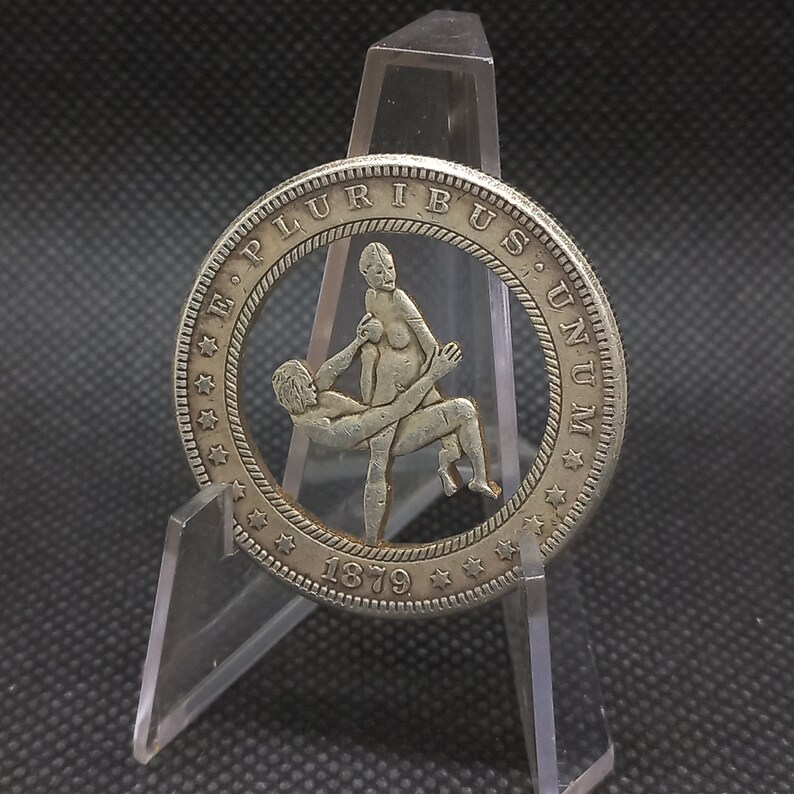 Hobo Cut Coin Standing Missionary Position Man Woman Kama Sutra Couple ...