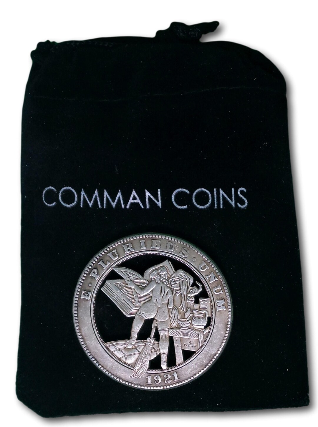 1969 Hobo Coin Cut Coin Sexy Witch Practicing Black Magic Naked ...