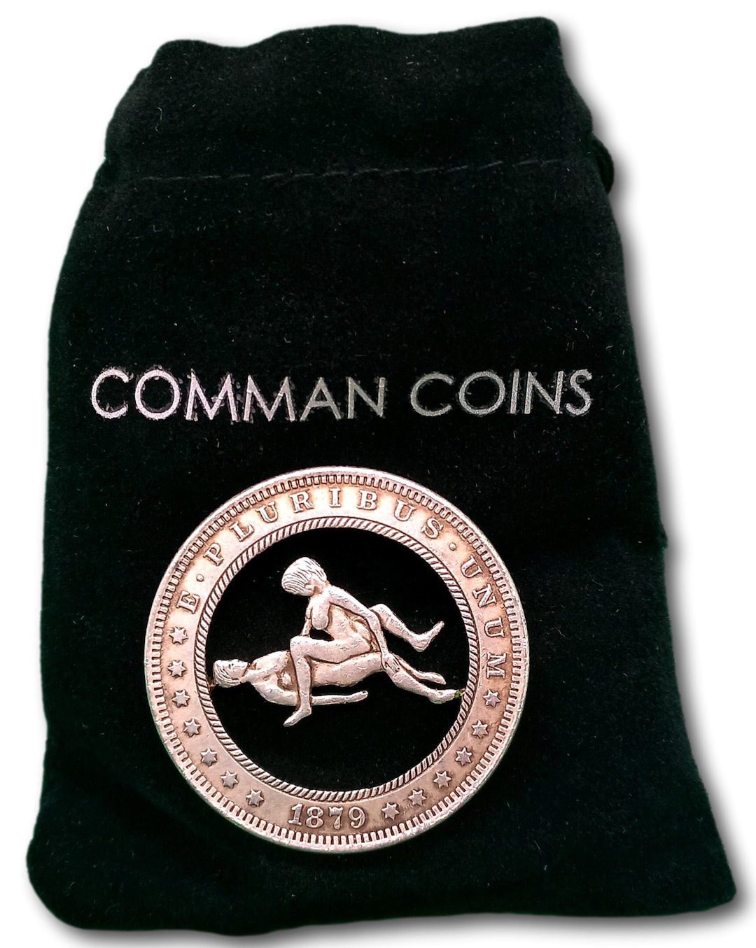 Hobo Cut Coin Sitting Missionary Position Man Woman Kama Sutra Couple ...