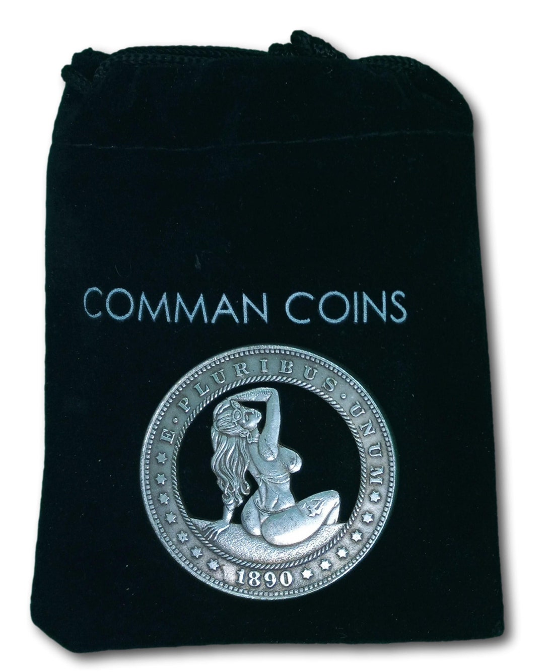 Hobo Cut Coin Sexy Woman Sitting by Pool Sunny Day Fantasy American ...