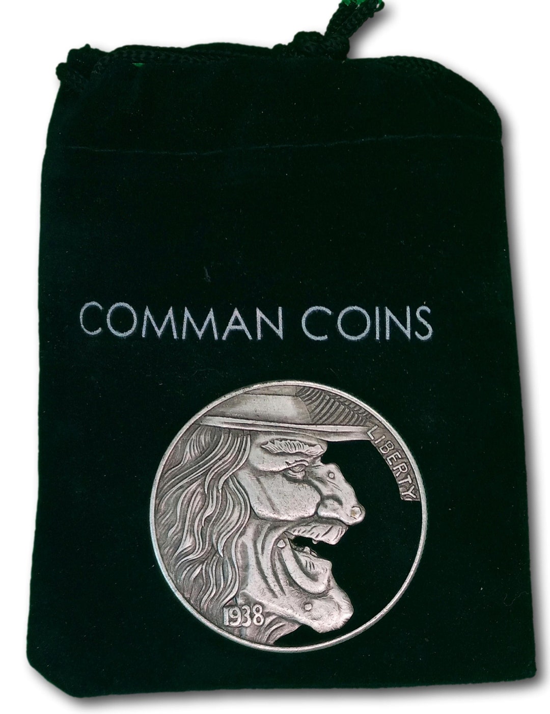 Hobo Coin Cut Coin Wicked Witch Ugly Dark Magic Witchcraft American ...