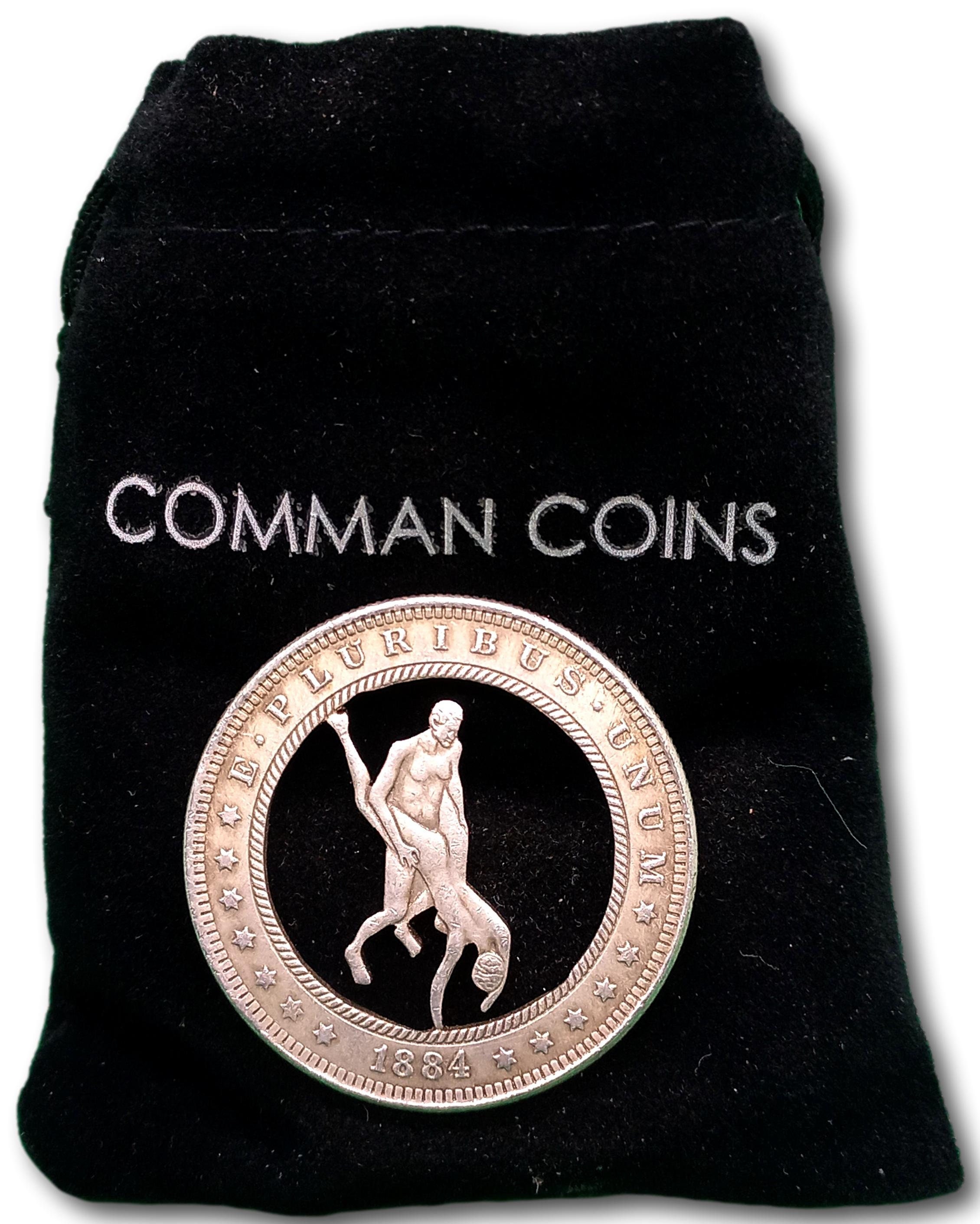 Cut Hobo Coin Standing Wheelbarrow Position Man Woman Kama Sutra Couple ...