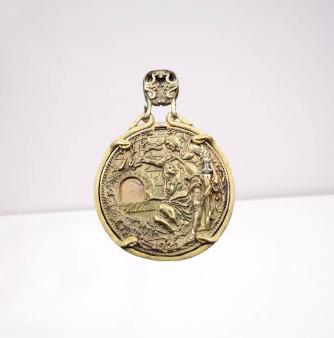 Roman Booteen Holy Grail Moving Coin Hobo Nickel Medieval Knight Morgan ...