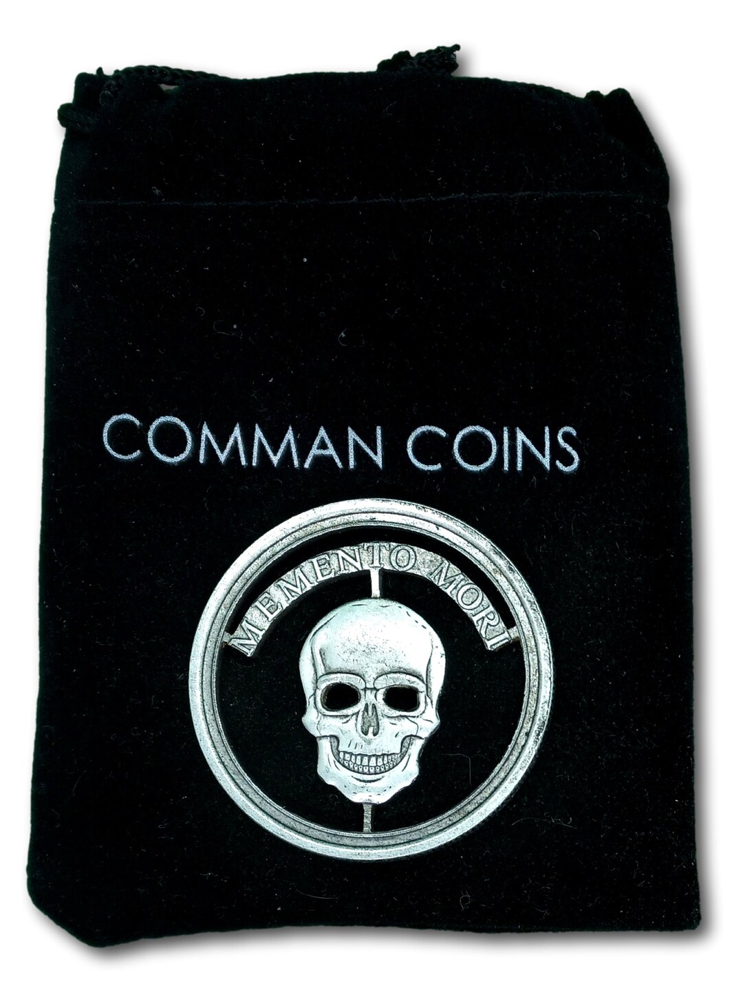 Hobo Coin Cut Coin Skull Goth Memento Mori Death is Certain Gothic ...