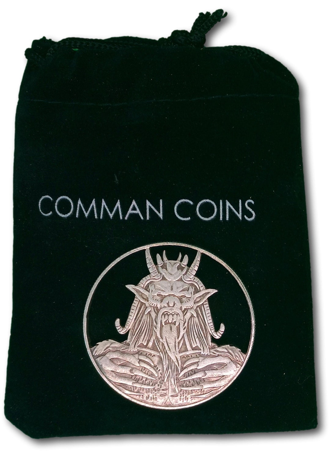 Hobo Coin Cut Coin Demon Lord Lucifer King of Hell Devil American ...