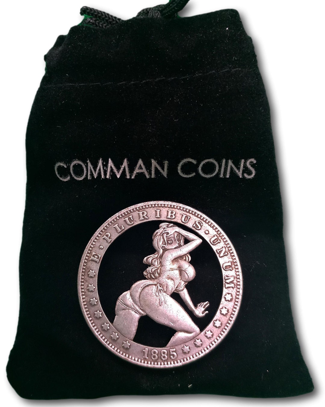 Hobo Cut Coin Sexy Woman Anime Girl Bikini Babe Japanese Cosplay Fantasy Lucky Token Edc United
