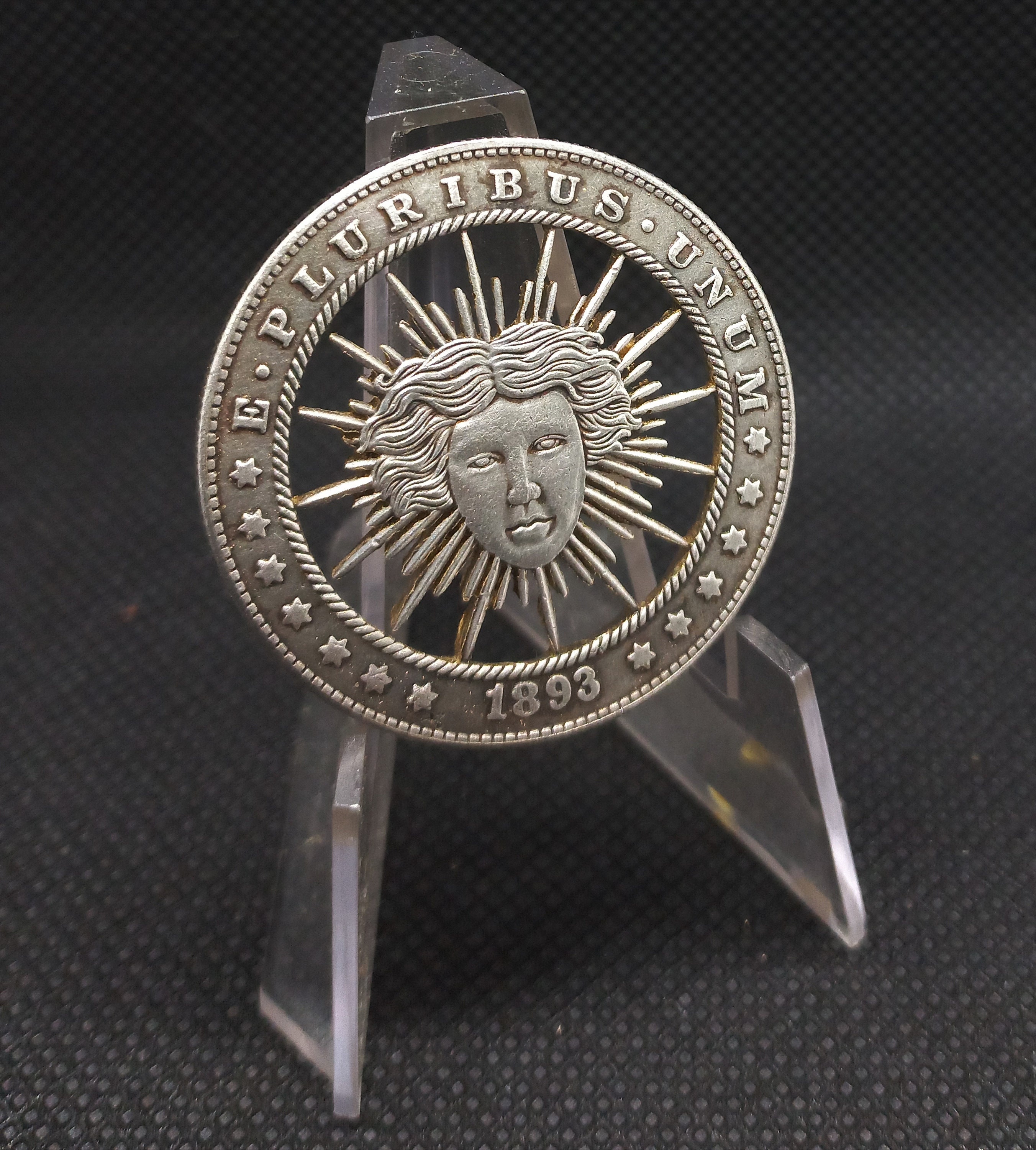 Hobo Coin Cut Coin Ancient God of the Sun Greek God Helio American US ...