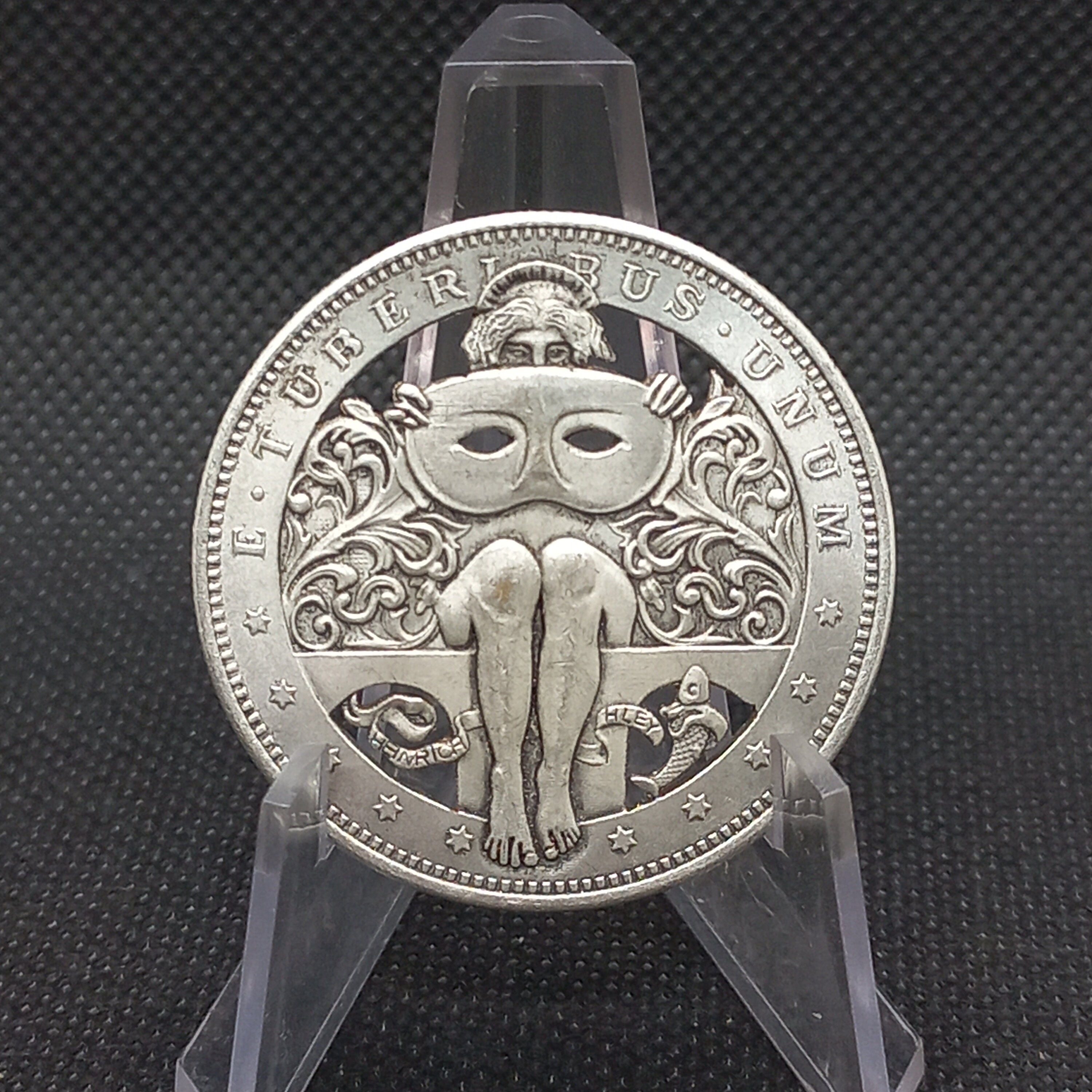 Hobo Cut Coin Sexy Burlesque Mask Show Acting Woman Girl Cosplay ...