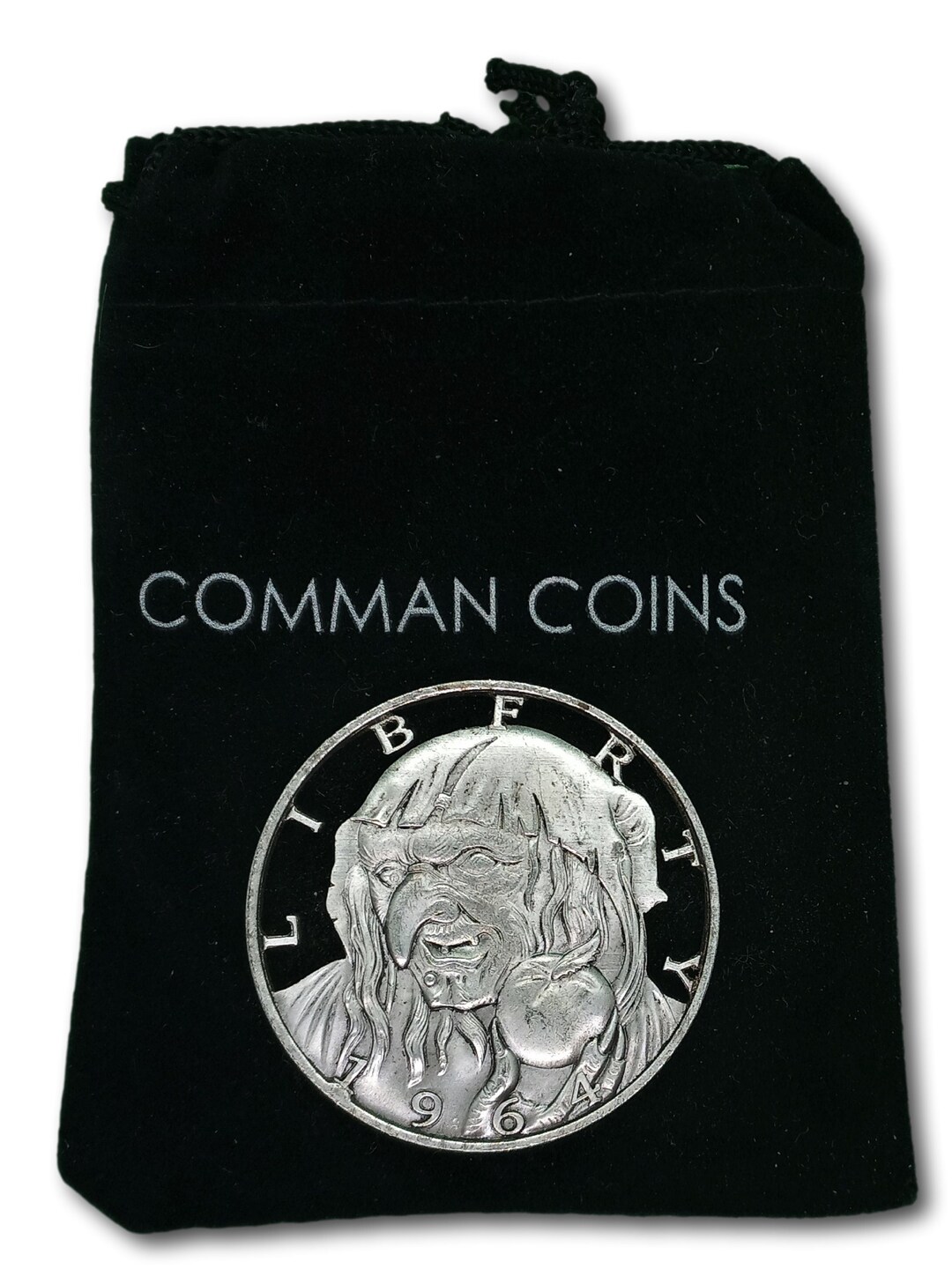 Hobo Coin Cut Coin Snow White Evil Witch Poison Apple Old Classic Story ...