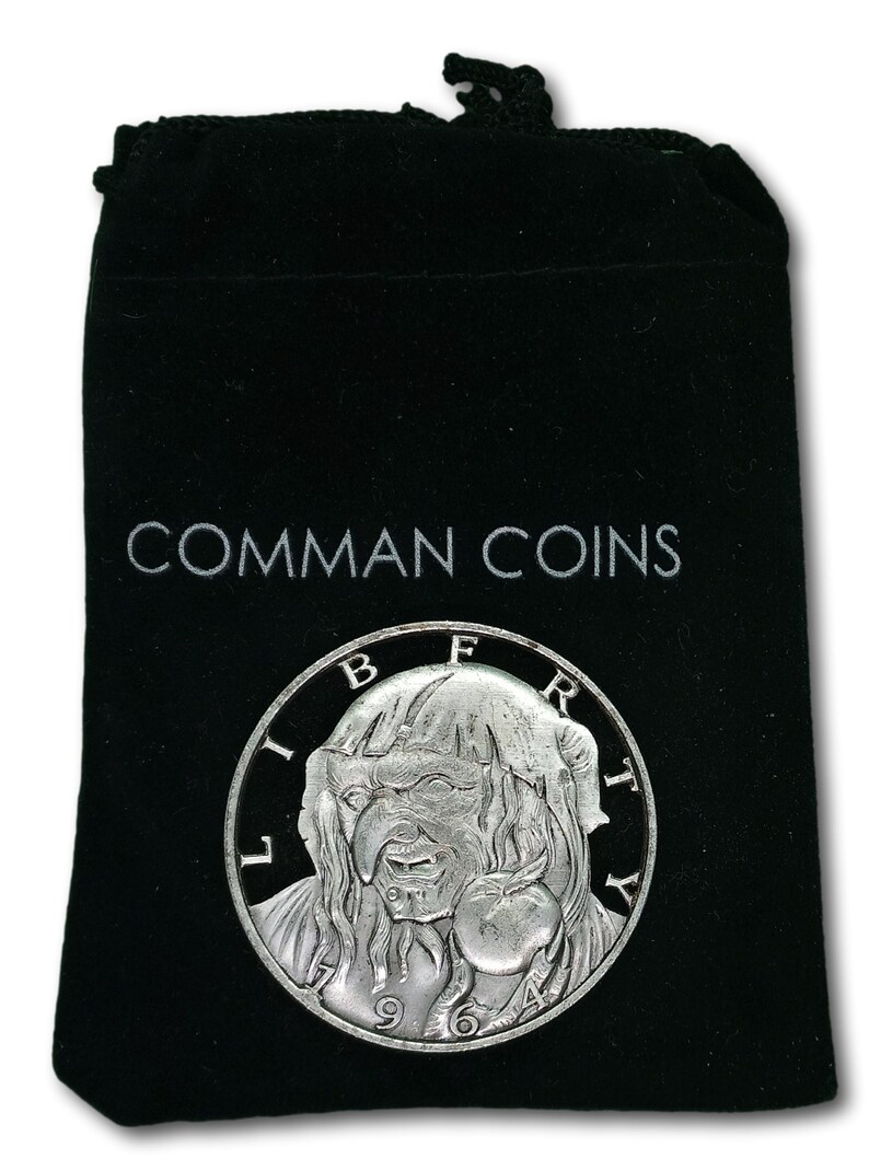 Hobo Coin Cut Coin Snow White Evil Witch Poison Apple Old - Etsy
