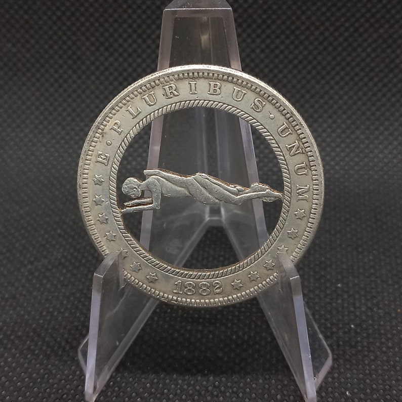 Cut Hobo Coin Standing Love Position 69 Man Woman Kama Sutra Couple Love Cosplay Fantasy 