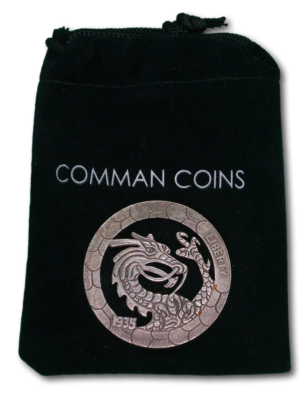 Hobo Coin Cut Coin Medieval Dragon Fantasy Collection American Custom ...