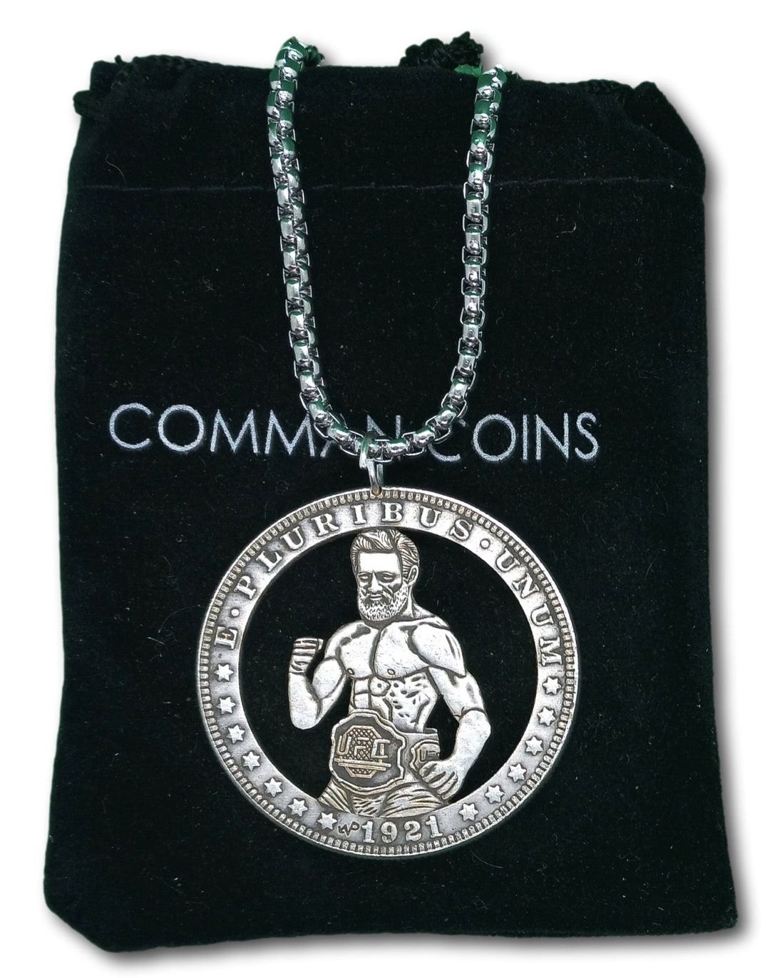Cut Coin Hobo Coin Necklace Conor Mcgregor MMA Martial Arts UFC Boxer ...