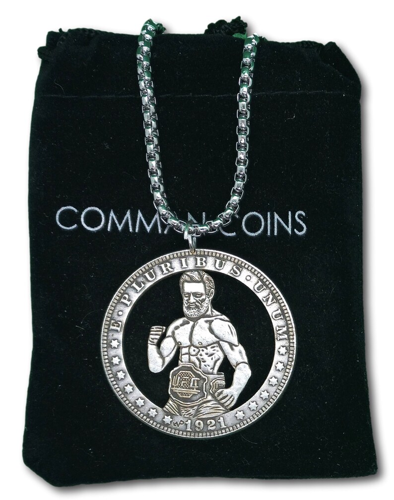 Cut Coin Hobo Coin Necklace Conor Mcgregor MMA Martial Arts UFC Boxer ...