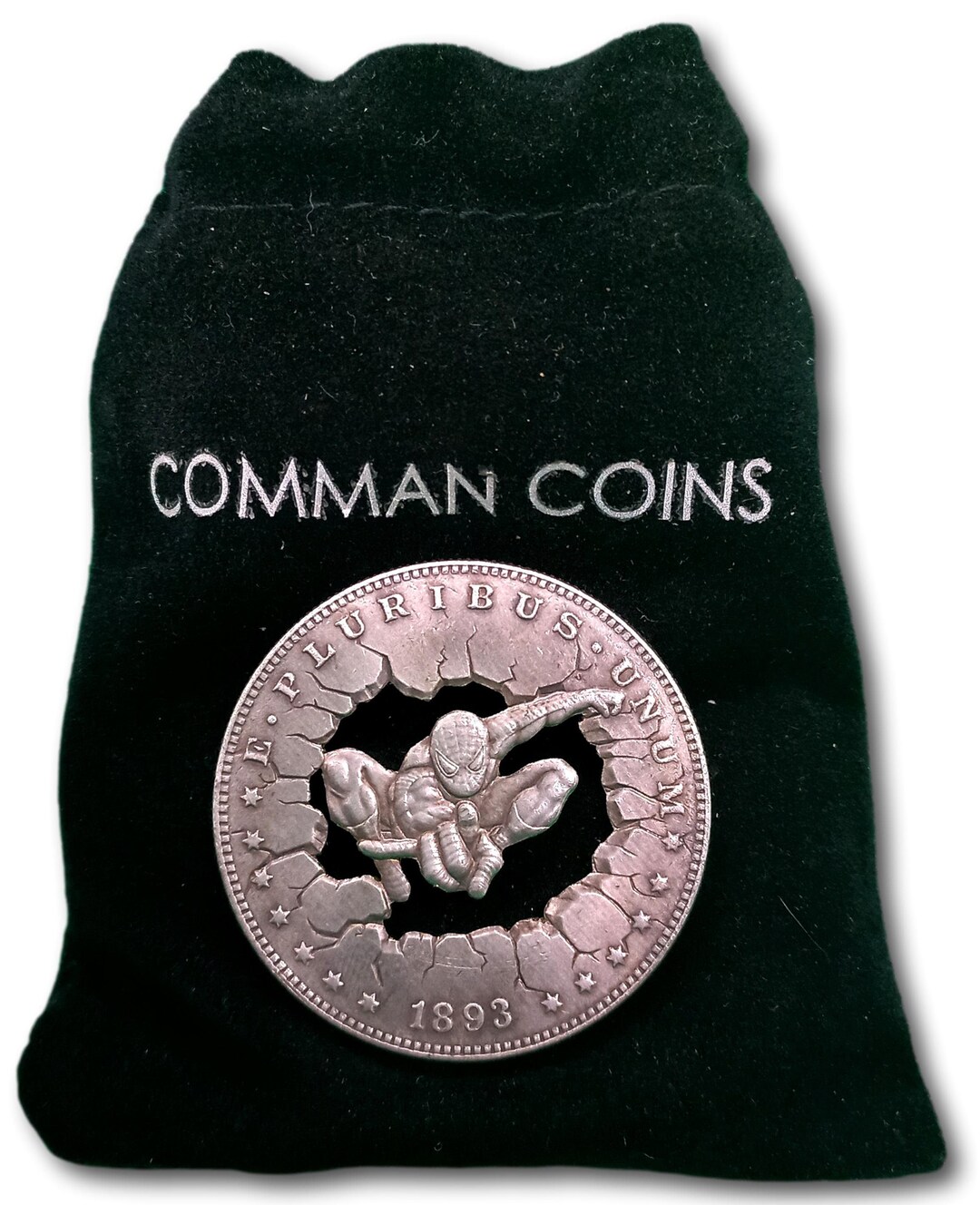 Hobo Cut Coin Spider-man Superhero Vigilante Hero Web Slinger Fan Art ...