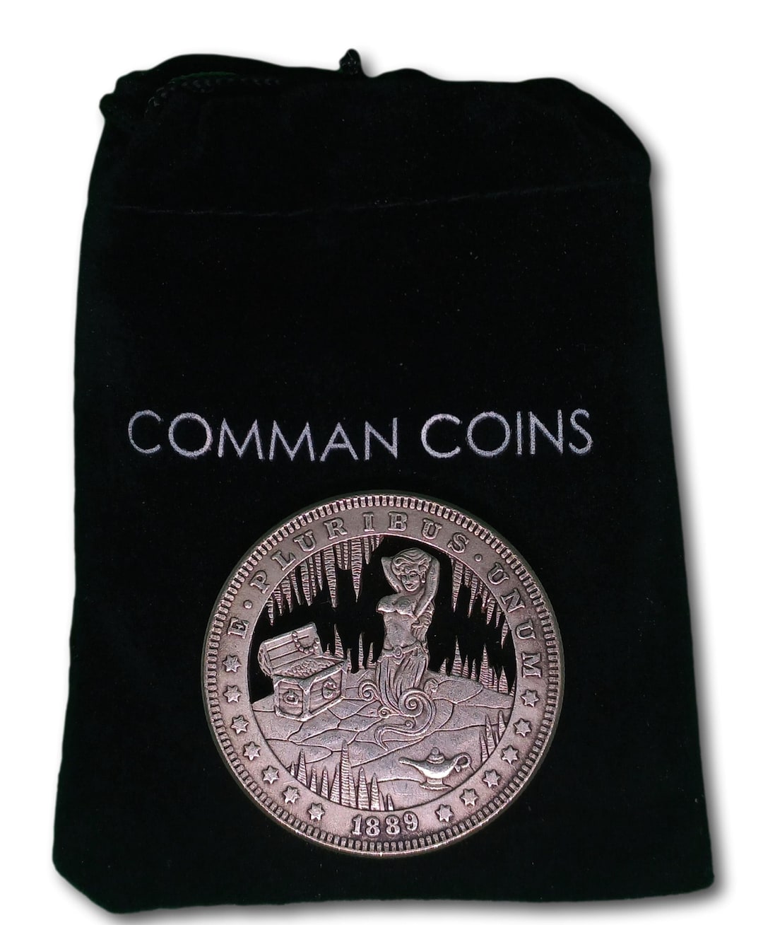 Hobo Coin Cut Coin Magic Sexy Genie in the Cave of Wonders Old Story ...