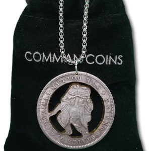 Cut Coin Hobo Coin Necklace Girls Lesbian LGBT Gay Pride Woman US ...