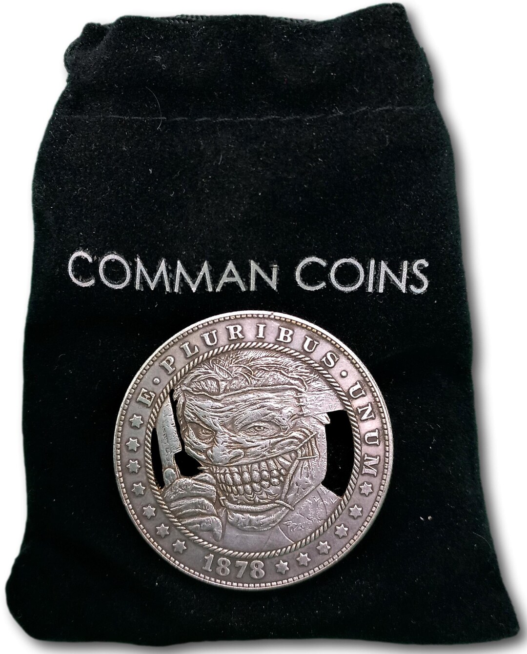 Hobo Cut Coin Evil Villain Comic DC Classic Horror Film Cosplay Fantasy ...