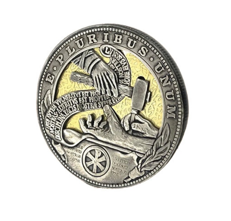Roman Booteen Hobo Coin Gold Background Gods Wrath Medieval - Etsy