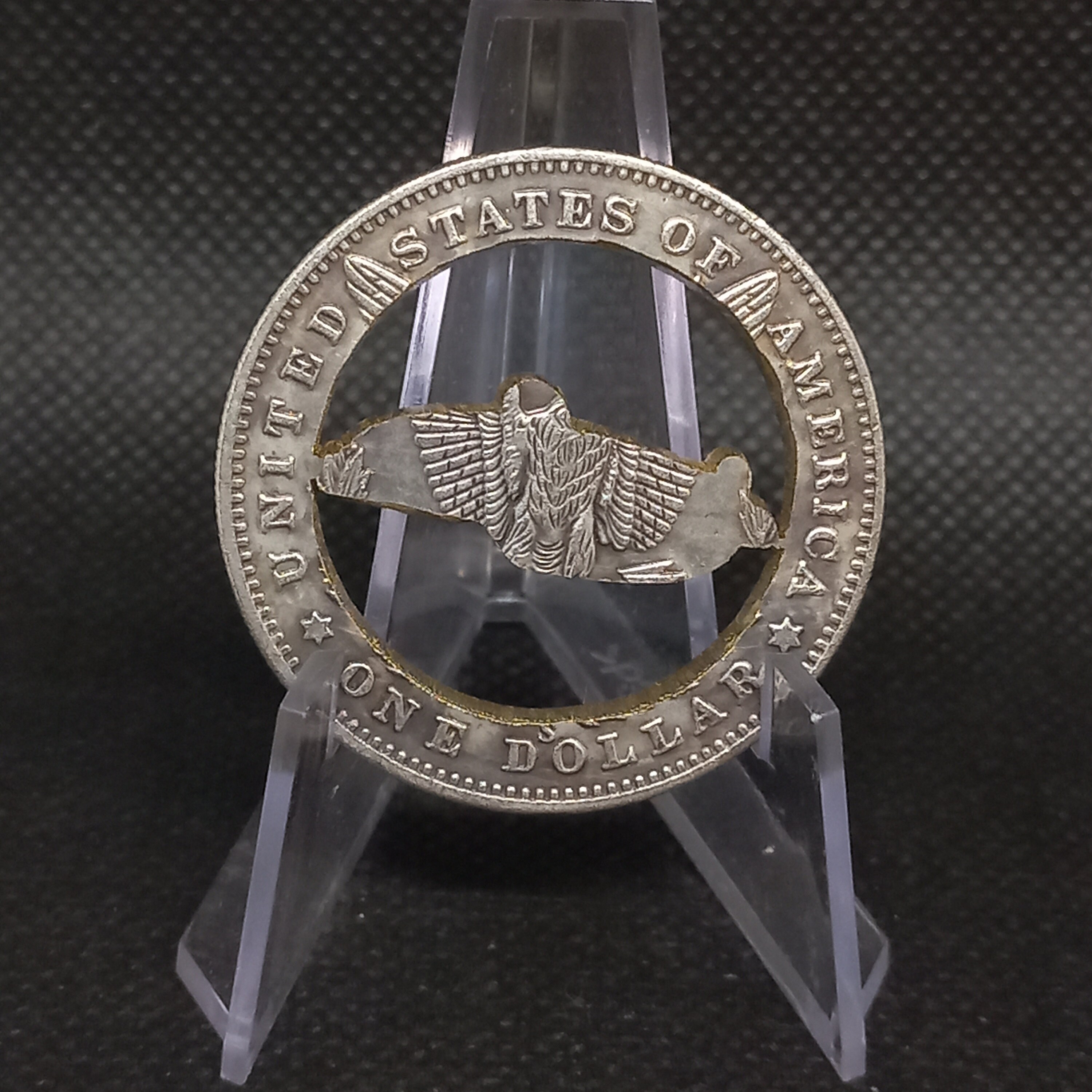 Hand Cut Hobo Coin Vintage Ford GTO Classic Car Dodge Charger Car ...