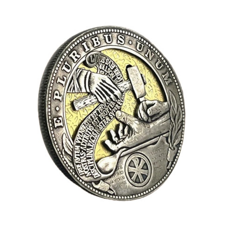Roman Booteen Hobo Coin Gold Background Gods Wrath Medieval - Etsy