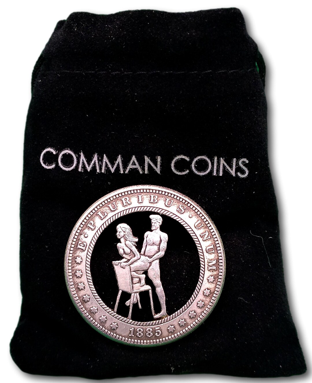 Hobo Cut Coin Standing Sideways Doggy on Chair Man Woman Kama Sutra ...