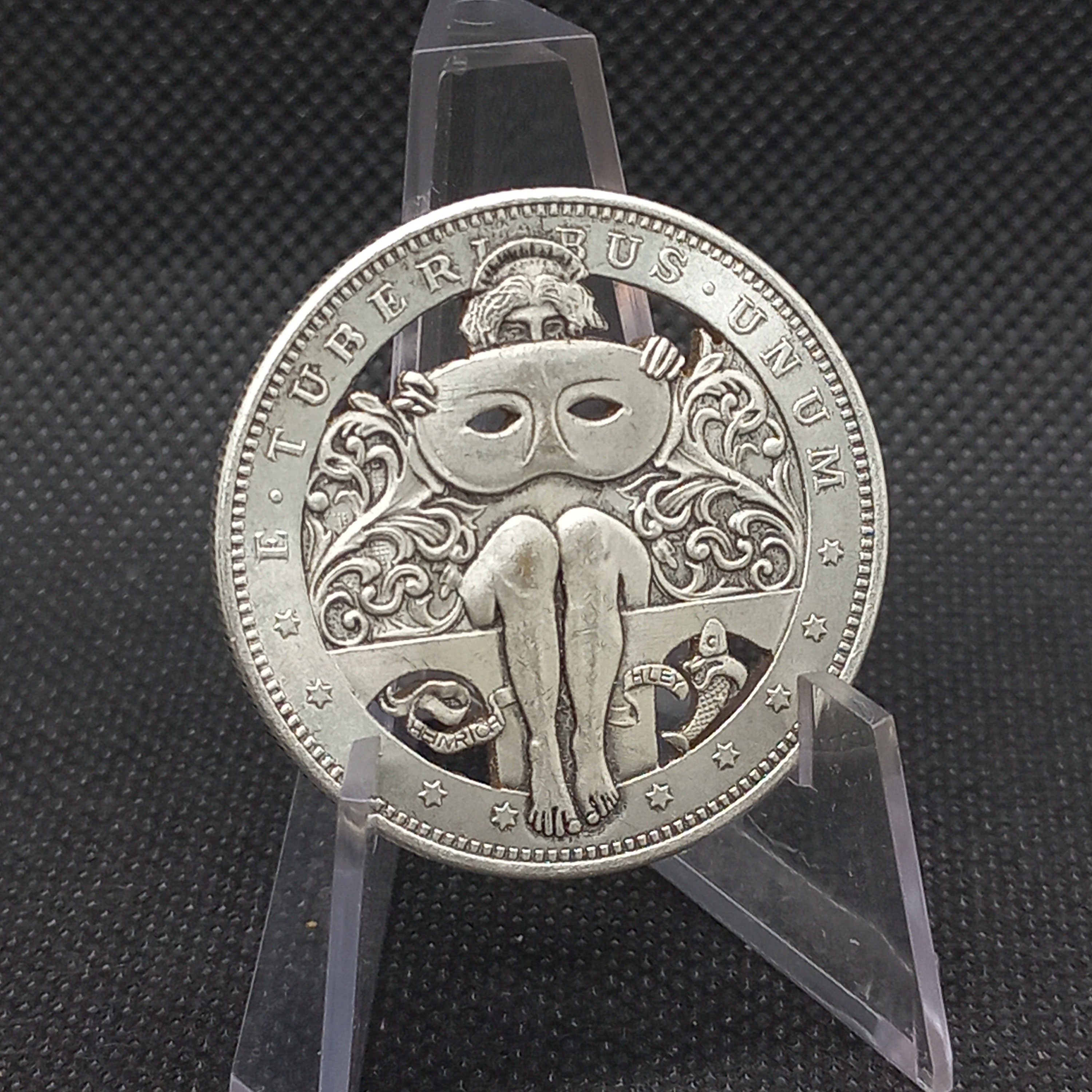 Hobo Cut Coin Sexy Burlesque Mask Show Acting Woman Girl Cosplay ...