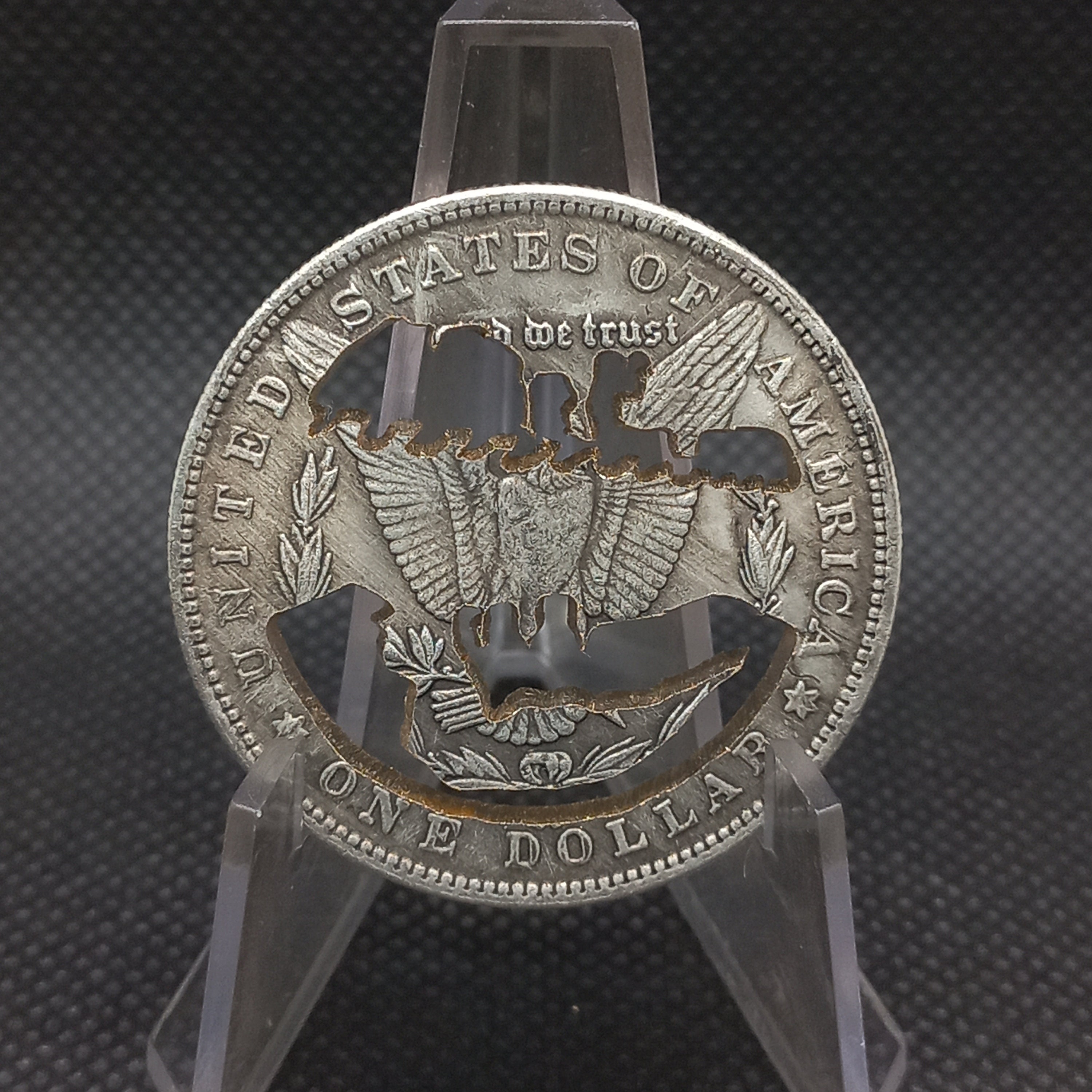 Cut Coin Hobo Train Conductor Locomotive Rail Road Tracks - Etsy