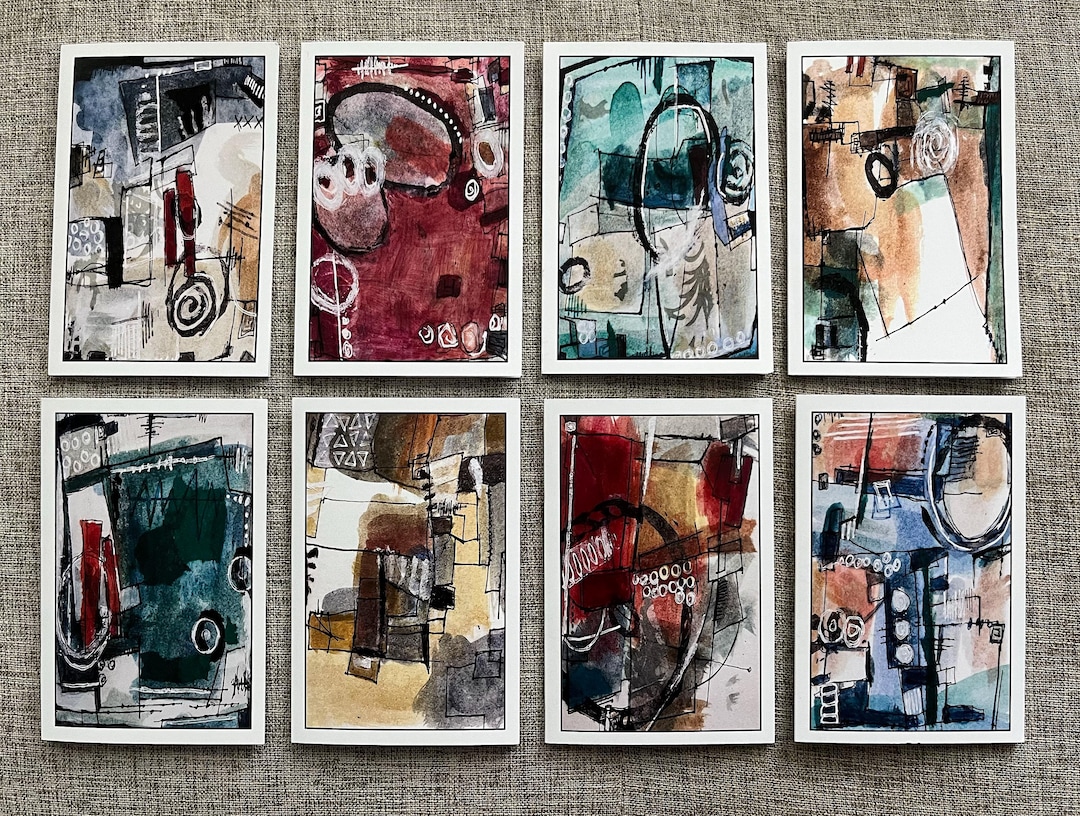 Off the Grid Blank Notecards ~ All Occasion Notecards ~ Abstract ...