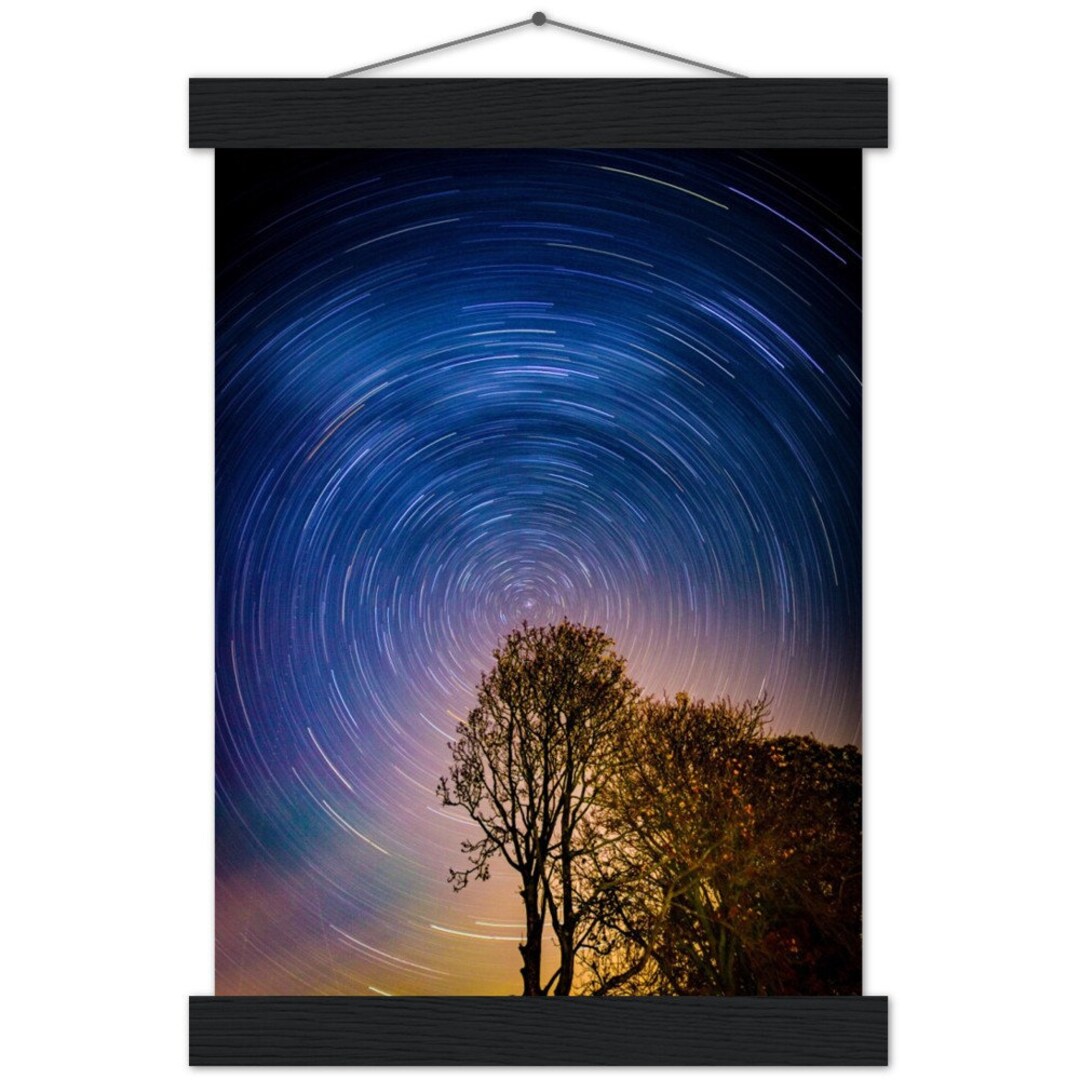 Night Sky Long Exposure Astrophotography Star Trails on - Etsy