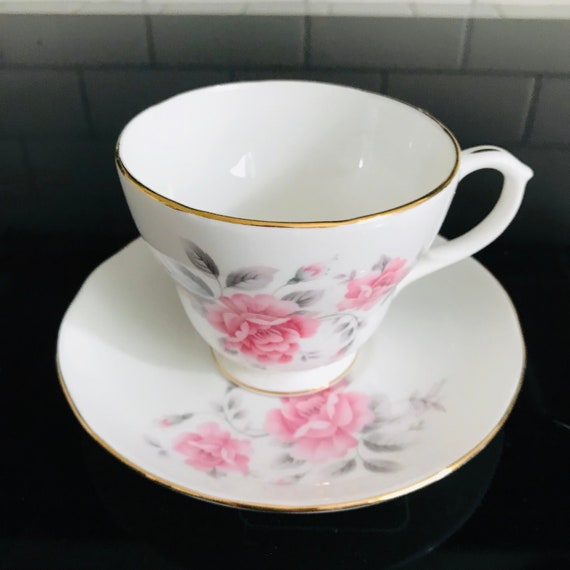 Vintage Duchess Tea Cup and Saucer England Fine Bone China | Etsy