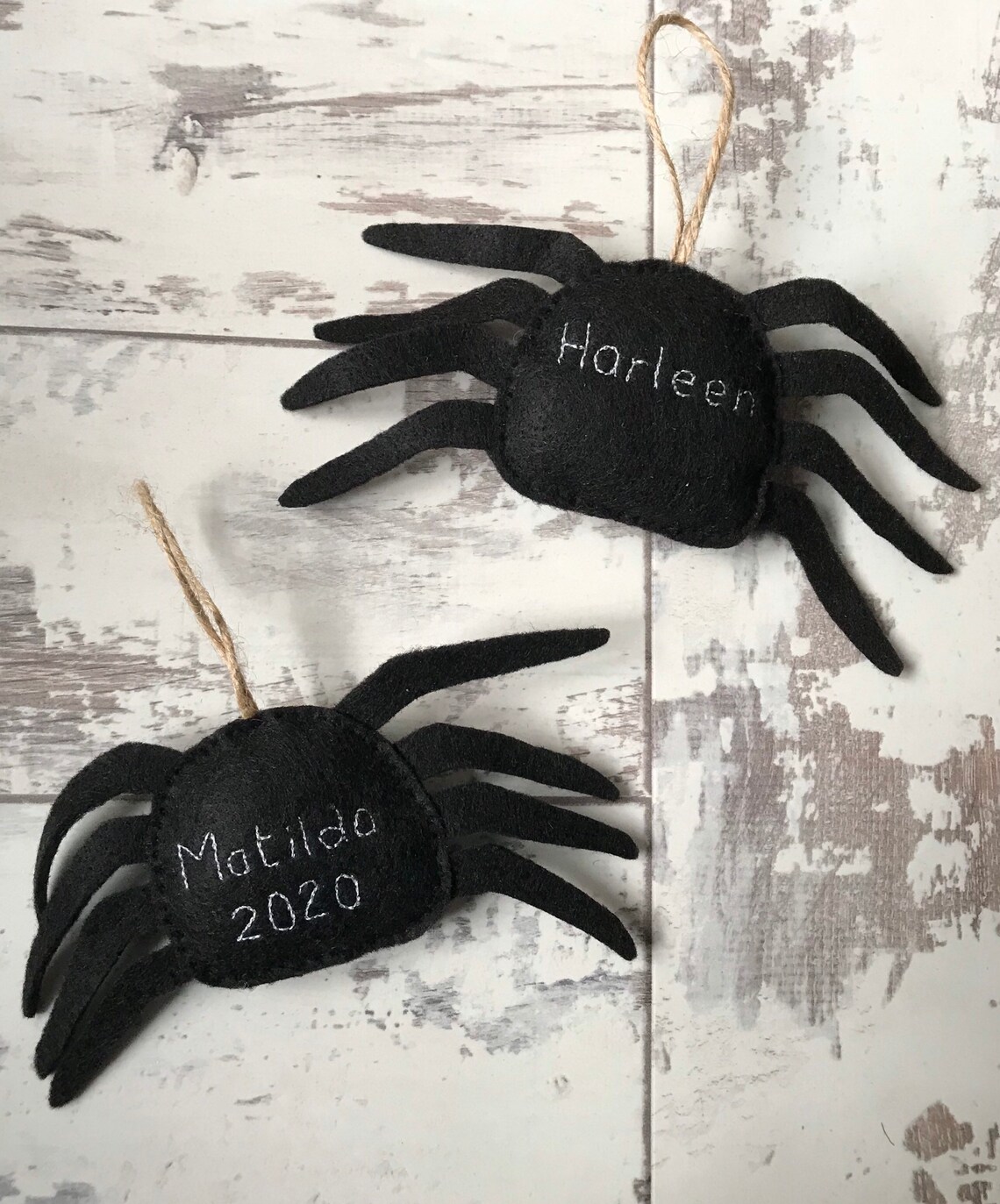 Cute Felt Spider Hanging Decoration - Etsy