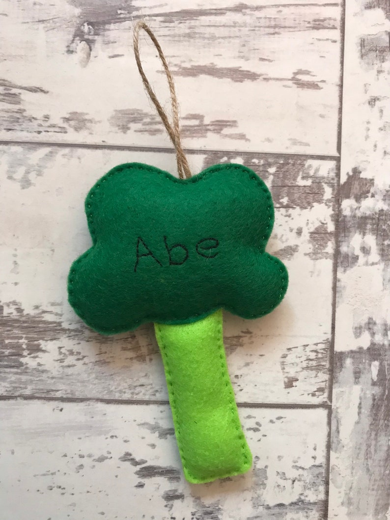 Felt Broccoli Hanging Decoration - Etsy
