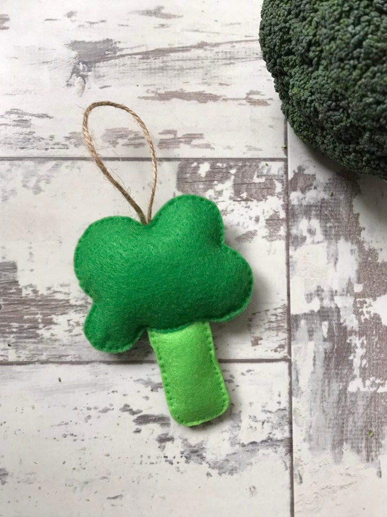 Felt Broccoli Hanging Decoration - Etsy