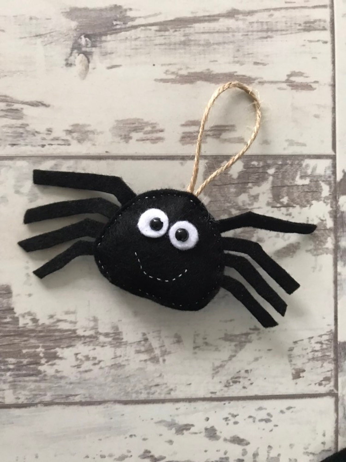 Cute Felt Spider Hanging Decoration | Etsy