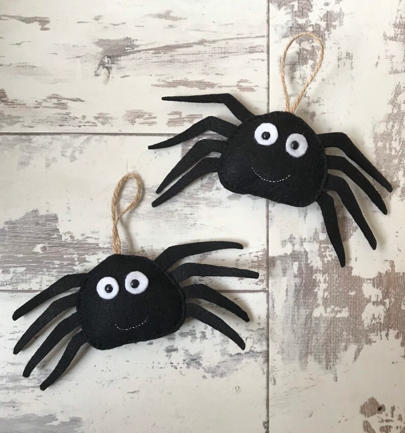 Cute Felt Spider Hanging Decoration | Etsy