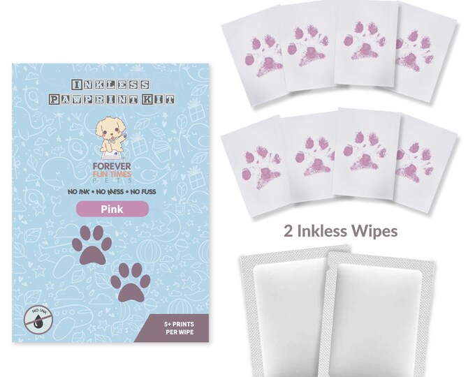 Inkless Pet Paw Print Kit Get High-quality Paw Prints With - Etsy