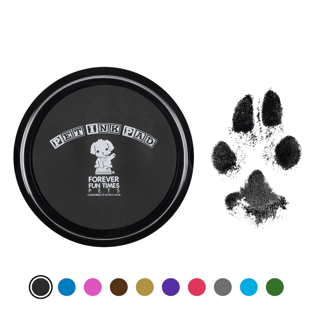 Easy-clean Pet Paw Print Kit | Paw Print Pad | Non-toxic Ink Pad for ...