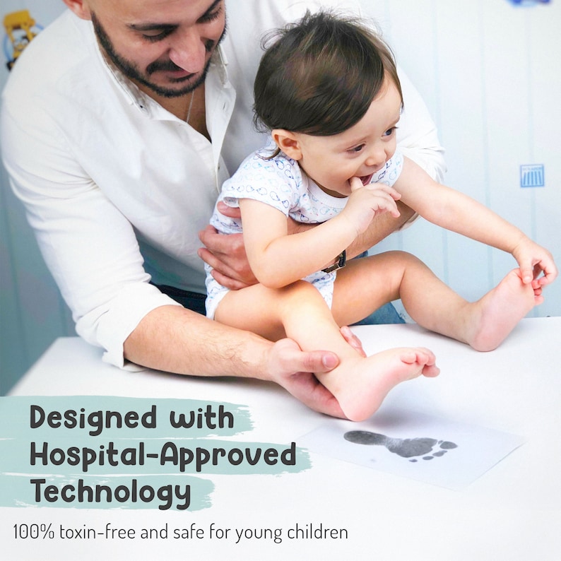 Black Baby Inkless Print Kit With 2 Special Wipes by Forever - Etsy